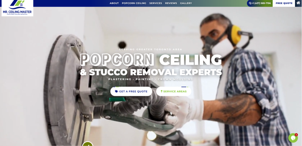 Popcorn Ceiling Removal - Mr Ceiling Master